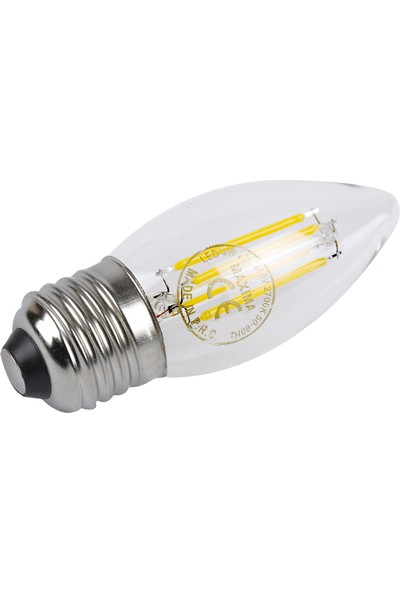 Maxıma 4W Filament Led Ampul - E27 Sarı Işık (Normal Duy) Maxıma 4W Filament Led Ampul - E27 Sarı Işık (Normal Duy)