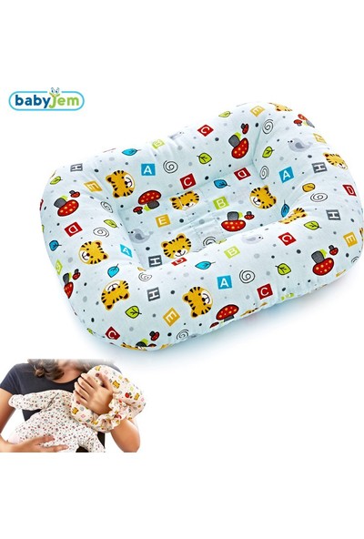 Babyjem Emzirme Yastığı Mavi Kedi Babyjem Emzirme Yastığı Mavi Kedi