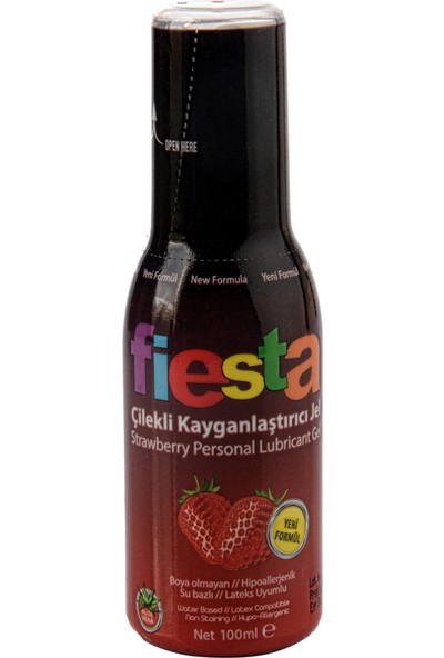 Fiesta Kayganlaştırıcı Jel Çilekli 100 ml