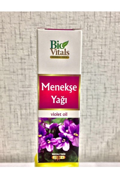 Bio Vitals Menekşe Yağı 20Cc Bio Vitals Menekşe Yağı 20Cc