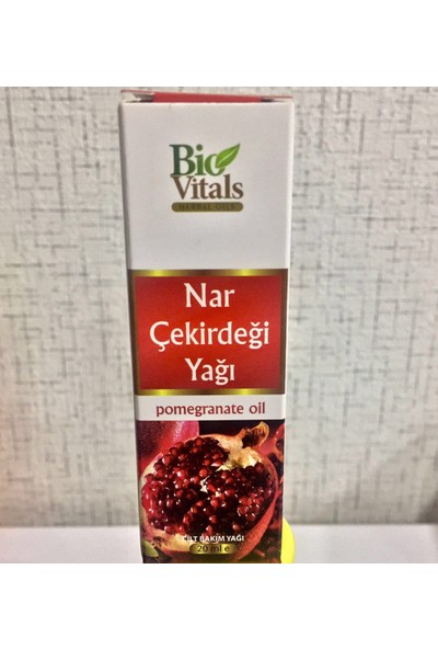 Bio Vitals Nar Çekirdeği Yağı 20Cc Bio Vitals Nar Çekirdeği Yağı 20Cc