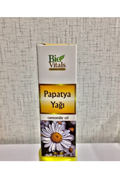 Bio Vitals Papatya Yağı 20Cc Bio Vitals Papatya Yağı 20Cc