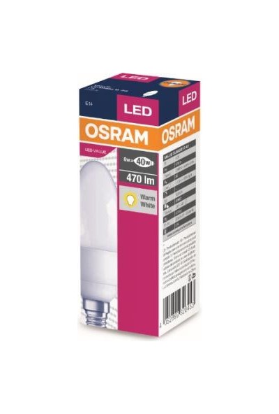 Osram 5.7 Watt 470 Lumen Sarı Işık Mum Buji E-14 Duy Led Ampul Osram 5.7 Watt 470 Lumen Sarı Işık Mum Buji E-14 Duy Led Ampul