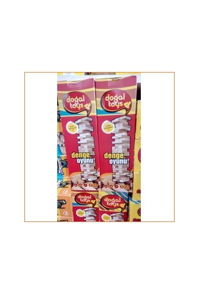 Doğal Ahşap Denge Oyunu