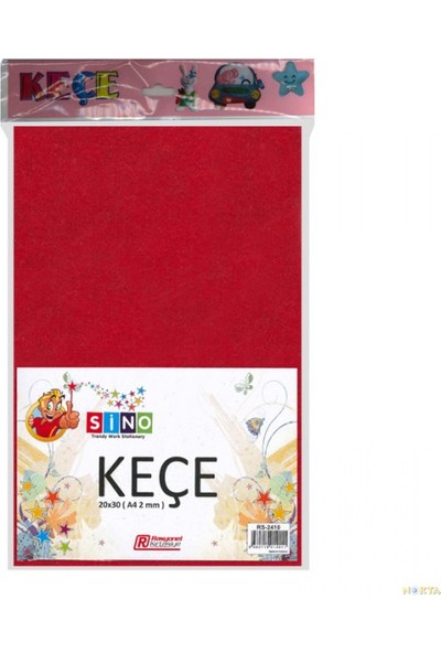 Sino A4 Keçe 10'lu Karışık Renk Sino A4 Keçe 10'lu Karışık Renk