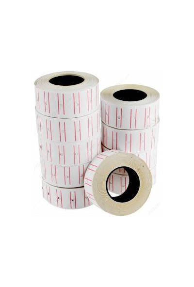 Motex MX5500 Etiketleme Makinası Etiketi Metosu (48 Rulo) Motex MX5500 Etiketleme Makinası Etiketi Metosu (48 Rulo)
