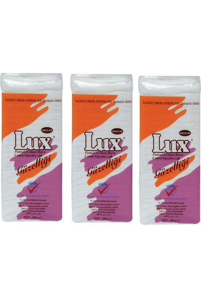 Lux Pamuk 200gr 3'lü