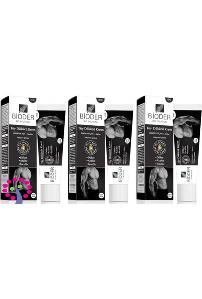 Bioder Erkeklere Özel Tüy Dökücü Krem 3'lü Paket Bioder Erkeklere Özel Tüy Dökücü Krem 3'lü Paket