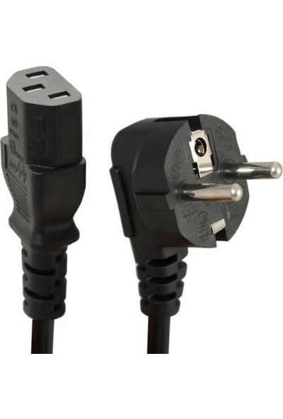 Dark 3 Metre Power Supply Güç Kablosu Iec 320 - C13 - 250V - Euro Plug Dark 3 Metre Power Supply Güç Kablosu Iec 320 - C13 - 250V - Euro Plug