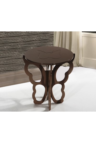 Gadahome Kelebek Fiskos Sehpa Kahverengi Gadahome Kelebek Fiskos Sehpa Kahverengi