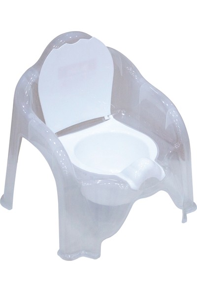 Moje Büyük Lazımlık Şeffaf - Beyaz