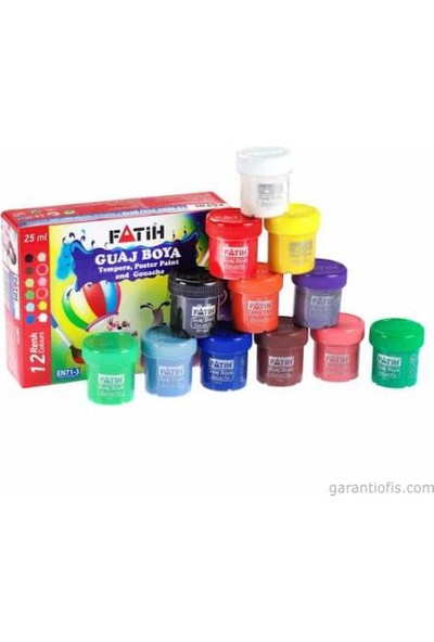 Fatih 50420 Guaj Boya (12 Li Paket) Fatih 50420 Guaj Boya (12 Li Paket)