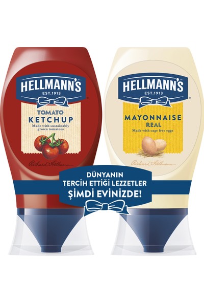Hellmann's Ketçap & Mayonez Kucuk Set 525G Hellmann's Ketçap & Mayonez Kucuk Set 525G