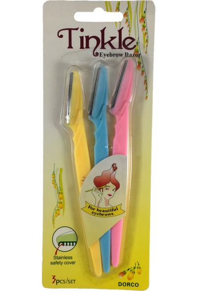 Tinkle Kaş Jileti 3'lü Set