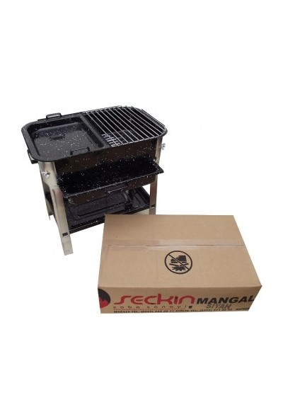 Seçkin Orta Boy Pratik Sökülebilir Portatif Tepsili Piknik Mangal Seçkin Orta Boy Pratik Sökülebilir Portatif Tepsili Piknik Mangal