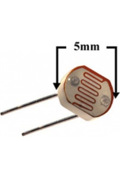 Ldr Sensör Arduino Işık Sensörü Foto Direnç 5Mm Ldr Sensör Arduino Işık Sensörü Foto Direnç 5Mm