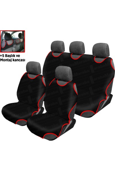 Oto Koltuk Kılıfı Takım Atlet Siyah