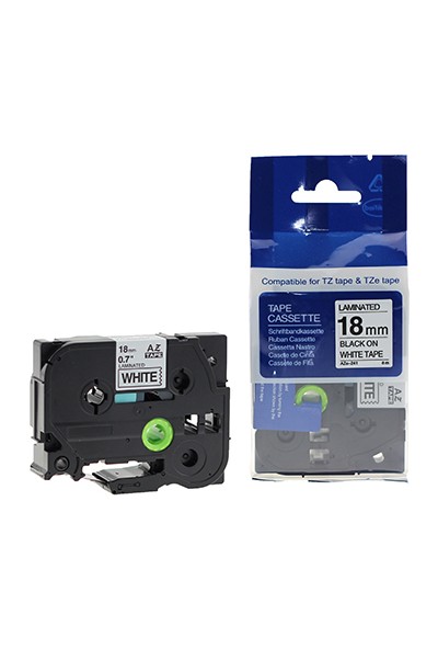 Brother P-Touch Muadili Beyaz Etiket 18 Mm Tze-Tape Aze241 Brother P-Touch Muadili Beyaz Etiket 18 Mm Tze-Tape Aze241