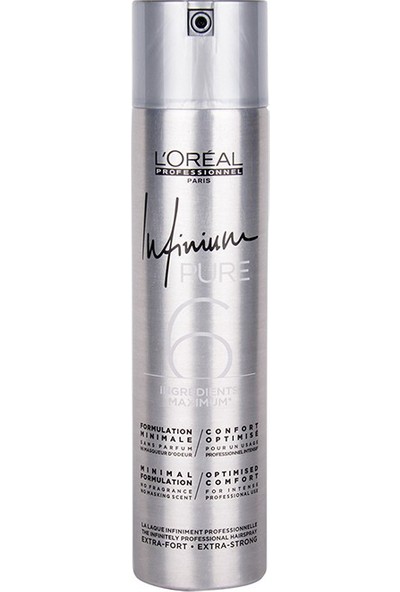 L'Oréal Professionnel Infinium Pure 6 Extra Strong Kokusuz Yeni Sprey 500 Ml L'Oréal Professionnel Infinium Pure 6 Extra Strong Kokusuz Yeni Sprey 500 Ml