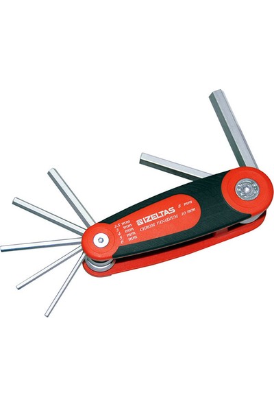 İzeltaş Kaset Allen Anahtar Takımı 7 Parça