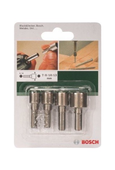 Bosch 4 Parçalı Lokma Seti 7/8/10/13 Mm