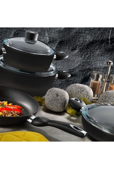 Aryıldız Titanium 7 Parça Tencere Set