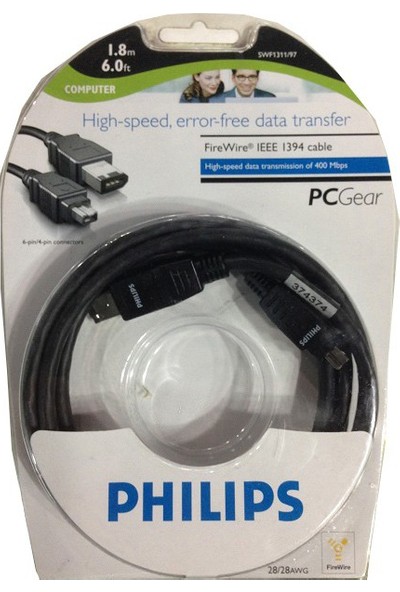Philips Firewire Cable Swf1311/97 Philips Firewire Cable Swf1311/97