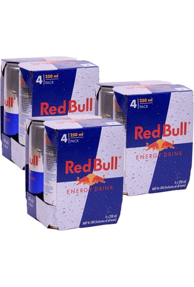 Red Bull Enerji İçeceği 250 Ml x 12 Adet