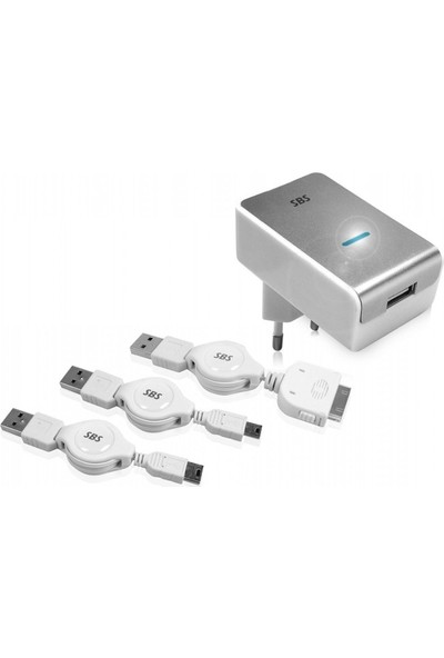 Sbs Mt2U Çift Usb İpod Mp3 Çalar Seyahat Şarj Cihazı