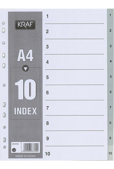 Kraf 1010 Separatör 1-10 Rakam 10'lu Ekonomik Paket Kraf 1010 Separatör 1-10 Rakam 10'lu Ekonomik Paket