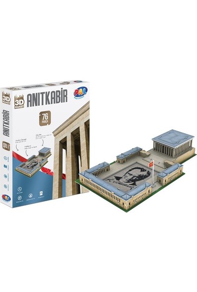 Adali Cubic Fun 3D Puzzle Anıtkabir Adali Cubic Fun 3D Puzzle Anıtkabir