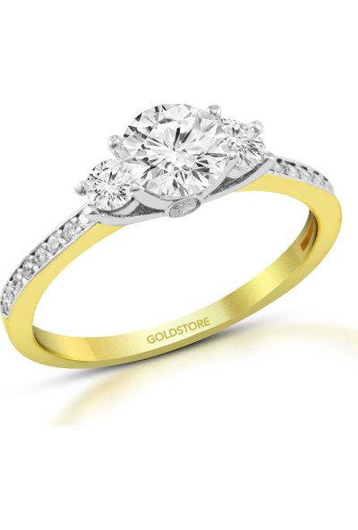 Goldstore 14 Ayar Altın Tria Yüzük Grf40351 6 Goldstore 14 Ayar Altın Tria Yüzük Grf40351 6