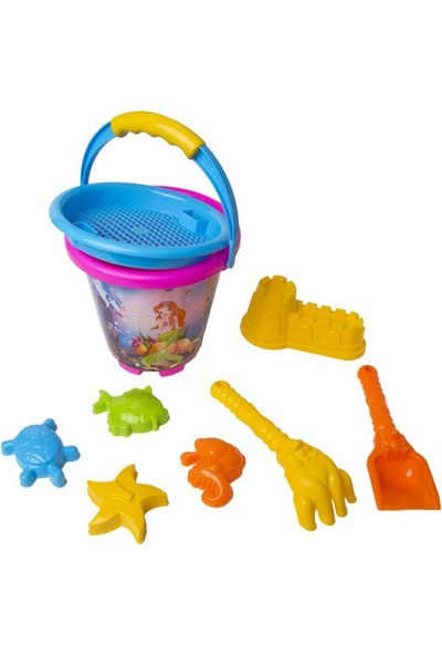 Toys Baskılı Kova Oyun Seti - 9 Parça Toys Baskılı Kova Oyun Seti - 9 Parça