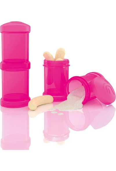 Twistshake 2'Li Saklama Kabı Pembe Twistshake 2'Li Saklama Kabı Pembe
