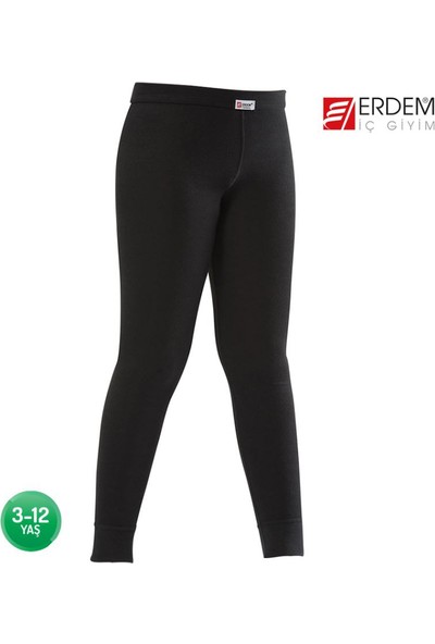 Erdem Termal Çocuk Tayt -Siyah