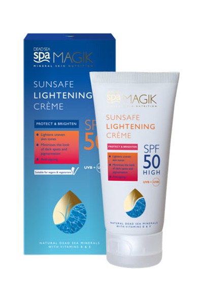 Dead Sea Spa Magik Sunsafe Lightening Creme Spf50 Koruyucu Krem 50 ml Dead Sea Spa Magik Sunsafe Lightening Creme Spf50 Koruyucu Krem 50 ml