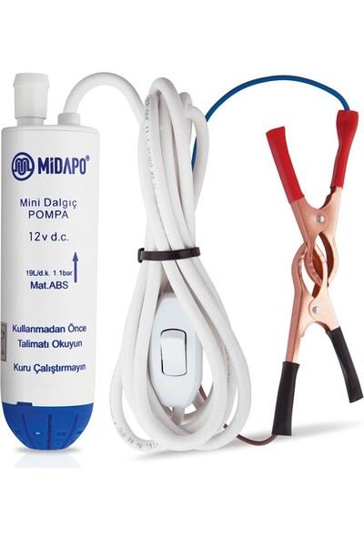 Mini Dalgıç Pompa(Mazot,Su yada Süt Pompası)12 Volt Mini Dalgıç Pompa(Mazot,Su yada Süt Pompası)12 Volt