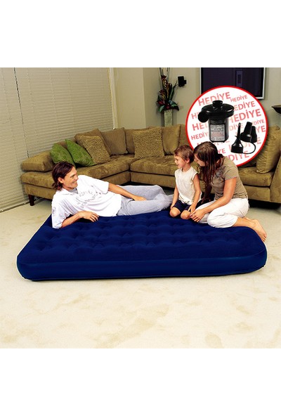 Bestway Çift Kişilik Şişme Yatak Set 67473 (Elektrikli Pompa Hediyeli)