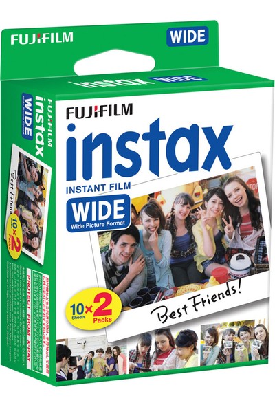 Fuji İnstax Wide 10x2 20 Sheets Fotoğraf Filmi Fuji İnstax Wide 10x2 20 Sheets Fotoğraf Filmi
