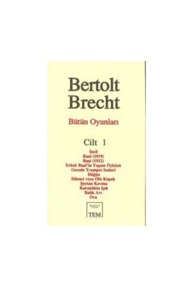 Bütün Oyunları Cilt: 1 Bütün Oyunları Cilt: 1