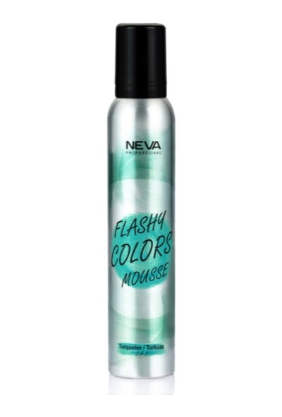 Neva Flashy Colors Renkli Köpük 200 ml Turkuaz Neva Flashy Colors Renkli Köpük 200 ml Turkuaz