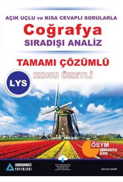 Sıradışı Analiz LYS Coğrafya Tamamı Çözümlü Konu Özetli Soru Bankası