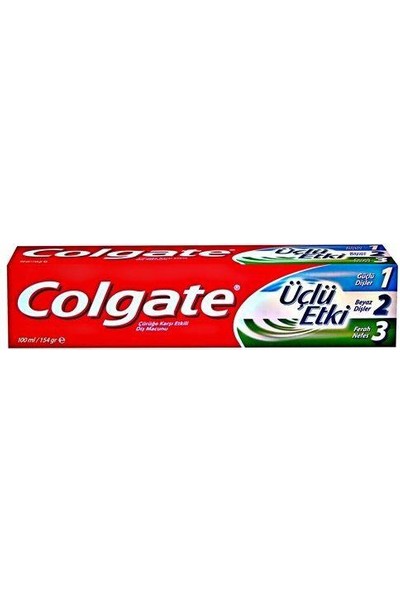 Colgate Üçlü Etki Diş Macunu 100 ml Colgate Üçlü Etki Diş Macunu 100 ml