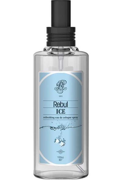 Rebul Ice Kolonya 100 Ml (Cam Şişe) Spreyli