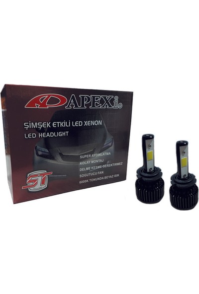 H1 Led Xenon Apexi Yeni Nesil 6000k - 6000 LM H1 Led Xenon Apexi Yeni Nesil 6000k - 6000 LM
