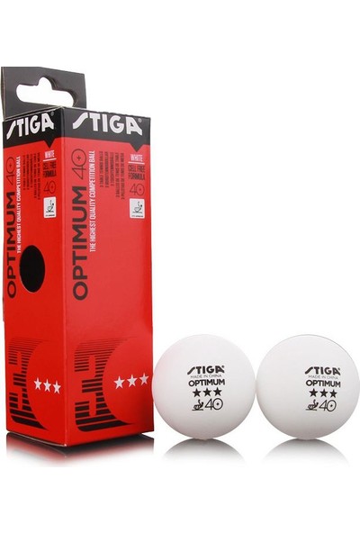 Stiga Optimum 3'Lü Pinpon Topu Stiga Optimum 3'Lü Pinpon Topu