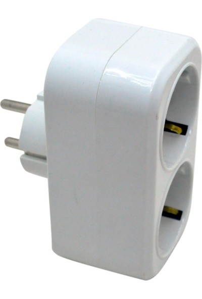 Ay-Ka İkili (2Li) Topraklı Fişli Priz