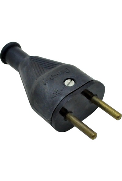 Gençsoy Monofaze Kauçuk Topraksız Erkek Fiş 10A Gençsoy Monofaze Kauçuk Topraksız Erkek Fiş 10A
