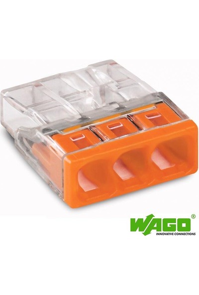 Wago 3X2,5 Mm² Buat Klemensi 2273-203 (100 Ad'Lik Kutu) Wago 3X2,5 Mm² Buat Klemensi 2273-203 (100 Ad'Lik Kutu)