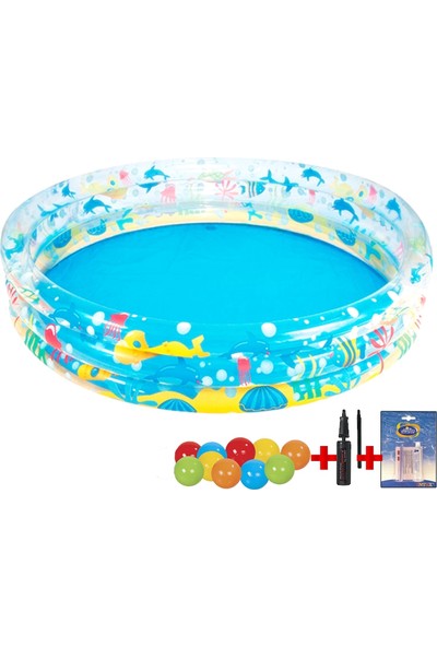 Bestway Okyanus Desenli Çocuk Havuzu Bestway Okyanus Desenli Çocuk Havuzu